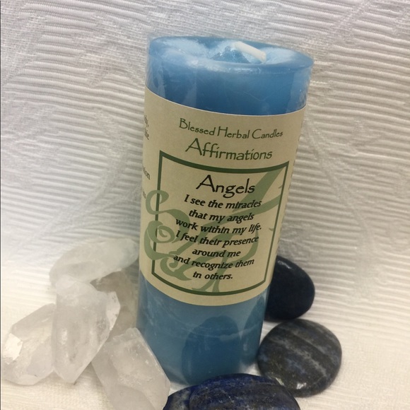 Accents | Angel Affirmation Candle Price Firm | Poshmark